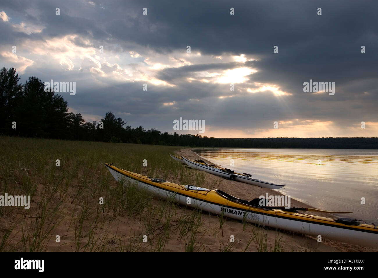 Grand island beach upper peninsula hi-res stock photography and images ...