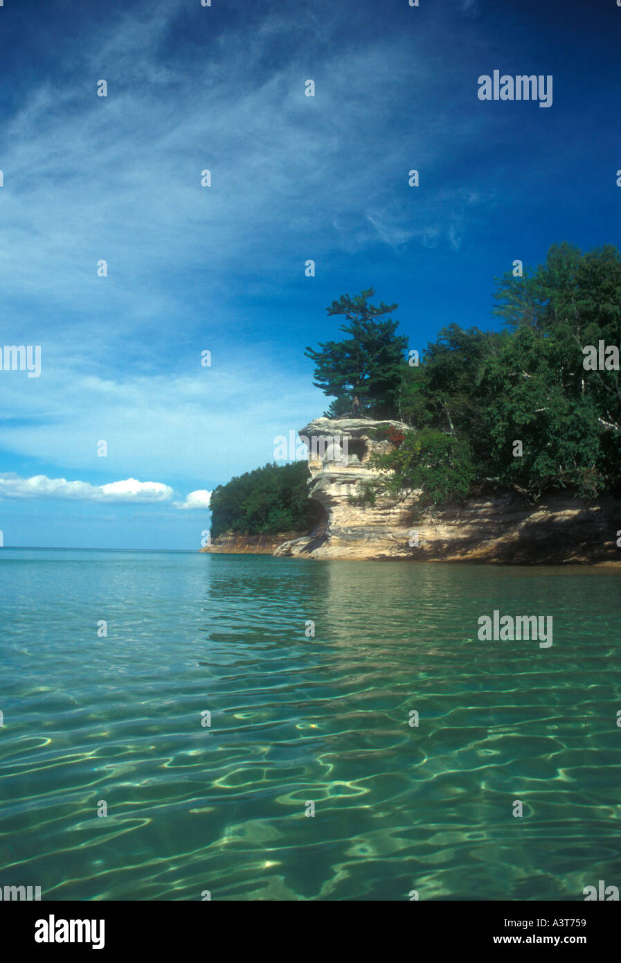 Pictured Rocks National Lakeshore in Michigan s Upper Peninsula Stock ...