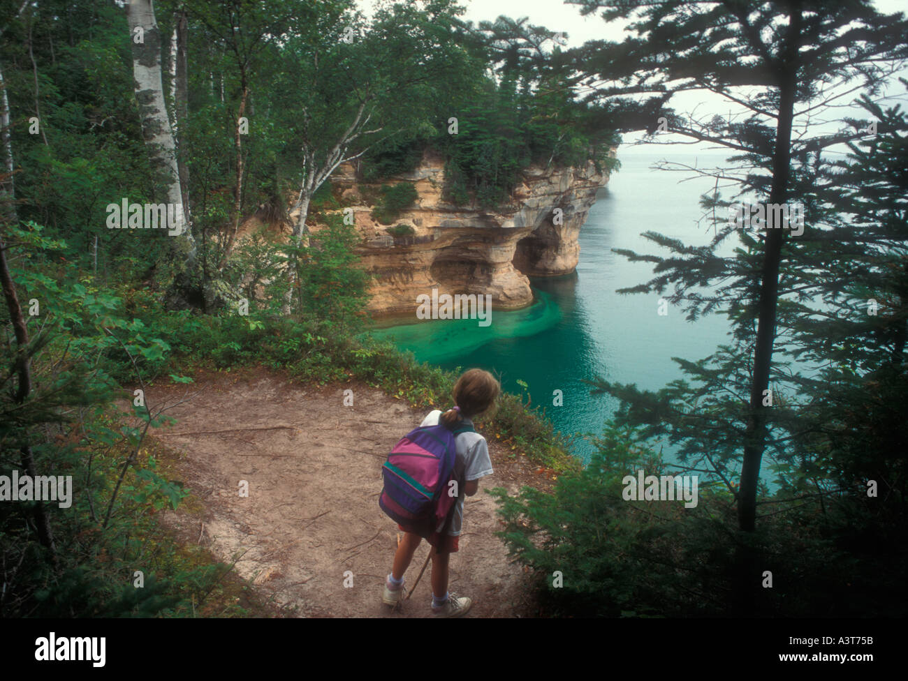 Pictured Rocks National Lakeshore in Michigan s Upper Peninsula Stock ...