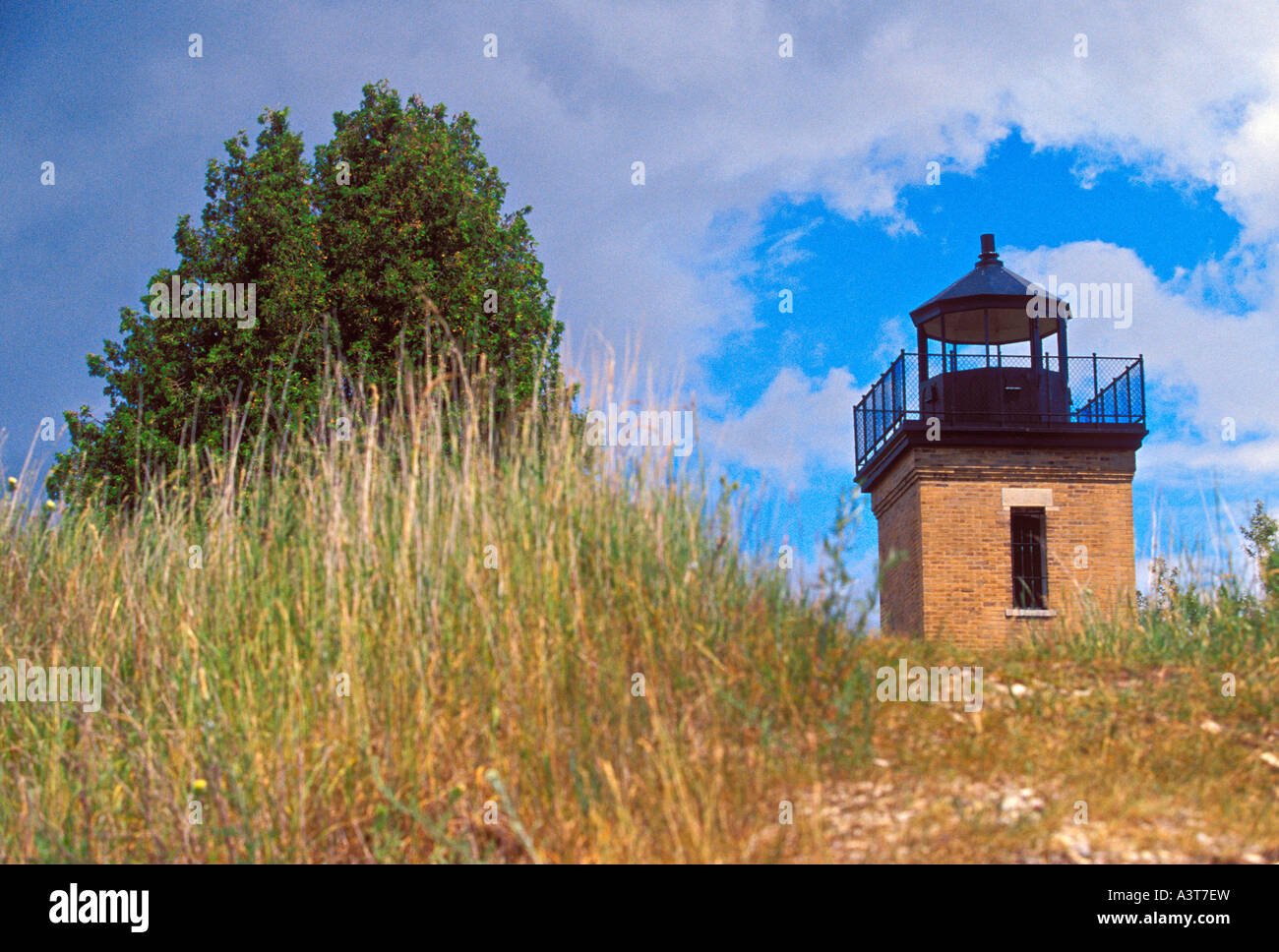 POINT PENINSULA LIGHTHOUSE ON THE STONINGTON PENINSULA NEAR RAPID RIVER ...