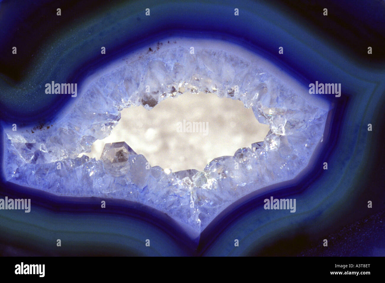 blue agate stone Stock Photo - Alamy