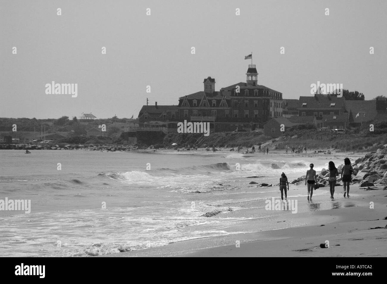 Beach Block Island Rhode Island USA Stock Photo - Alamy