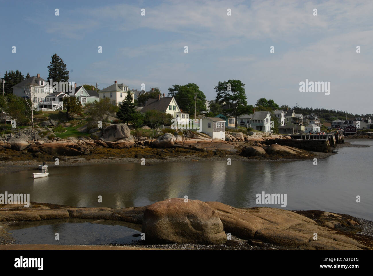 Castine town home of the Maine Marine Academy Stock Photo - Alamy