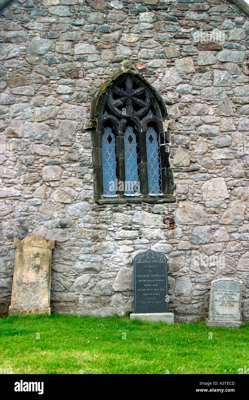 Rodel Church on the island of Harris The Hebrides Scotland United ...