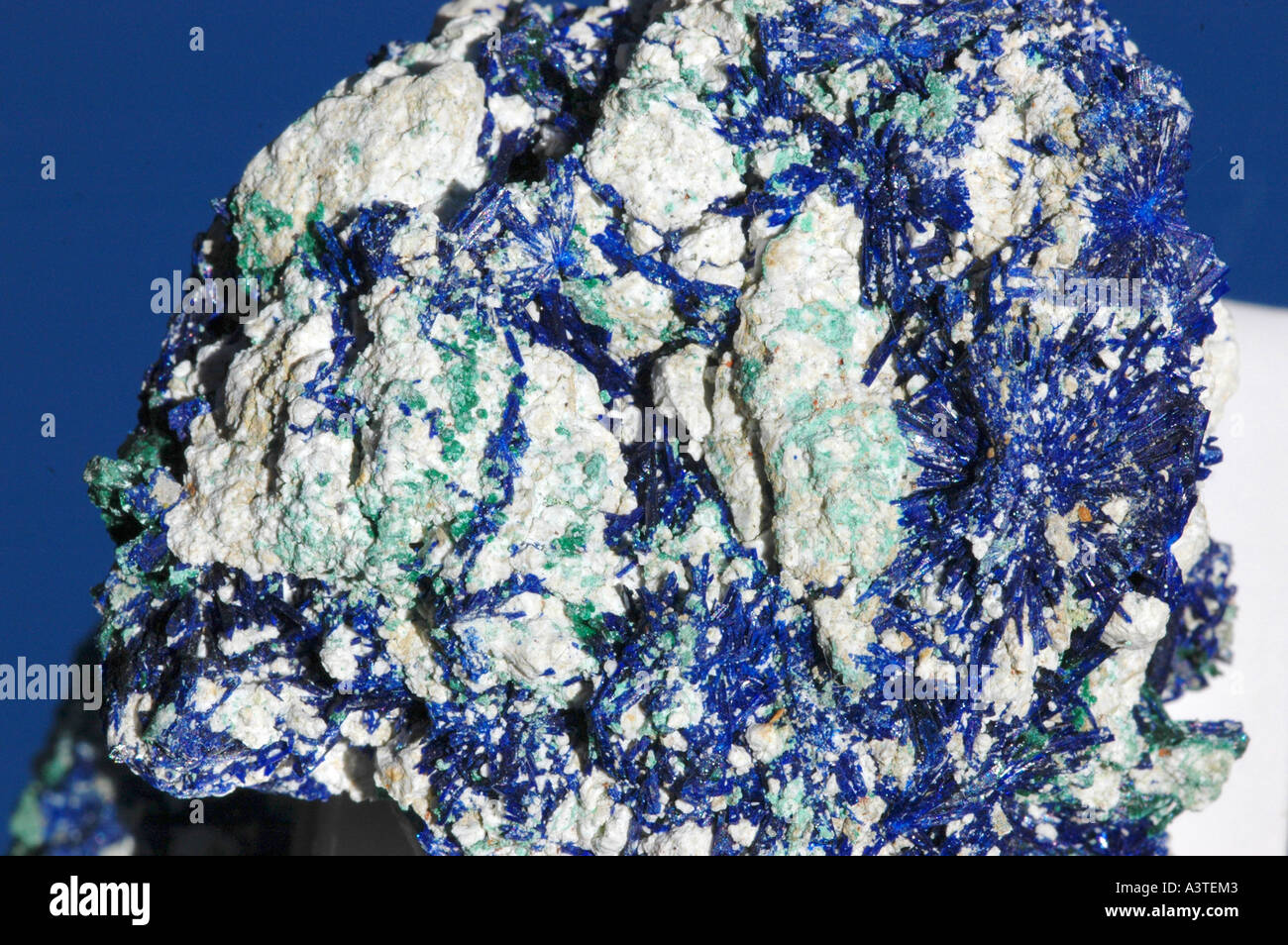 Azurite Tsumeb mine Namibia Africa Stock Photo - Alamy