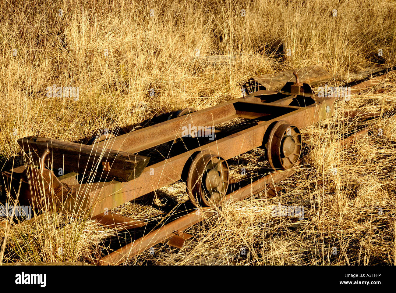 Deserted lorry of former peat mine in peat bog area Stock Photo - Alamy