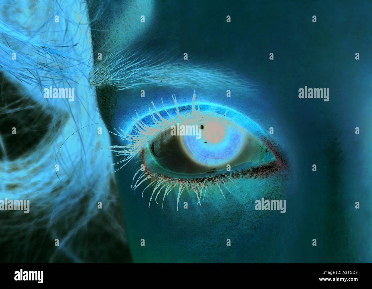 Face Close ups Female Stock Photo - Alamy