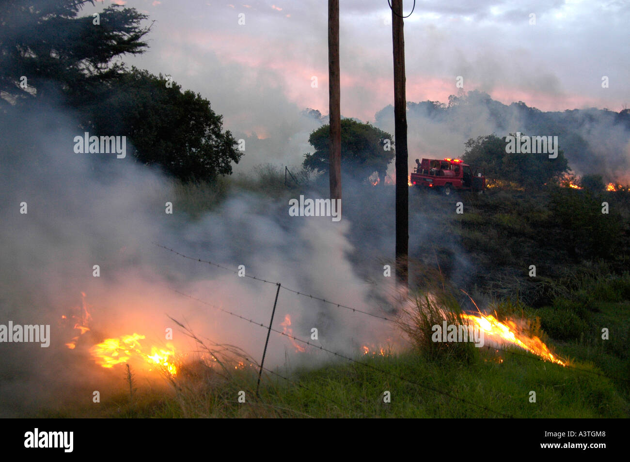 Africa fire fighting hi-res stock photography and images - Alamy