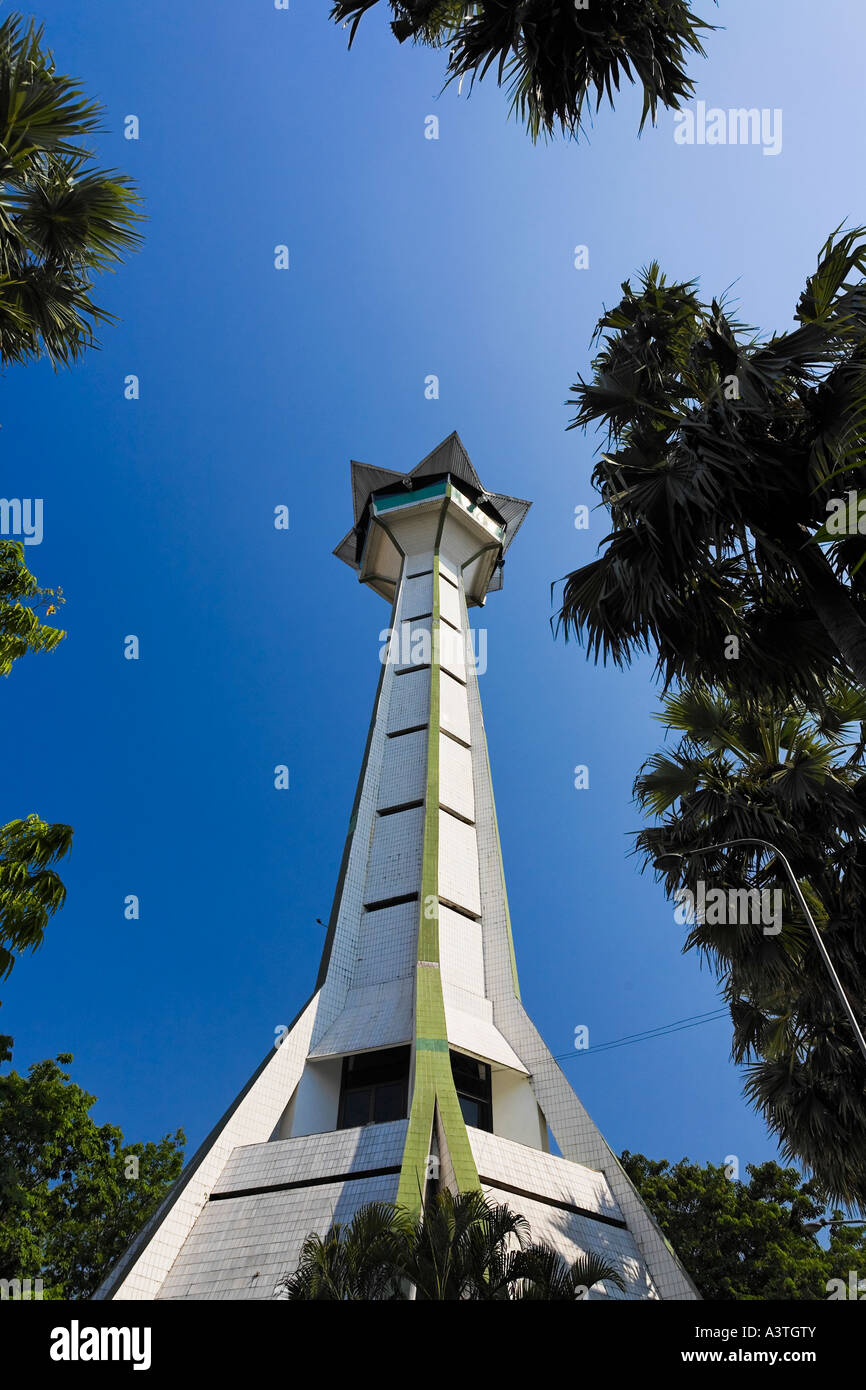 Baiturrahman mosque in Semerang, Central-Java, Indonesia Stock Photo ...