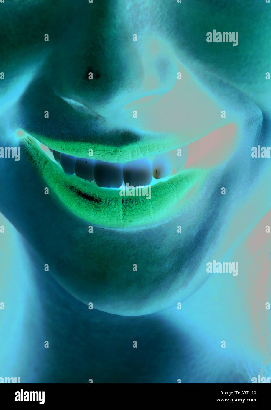Face Close ups Female Stock Photo - Alamy