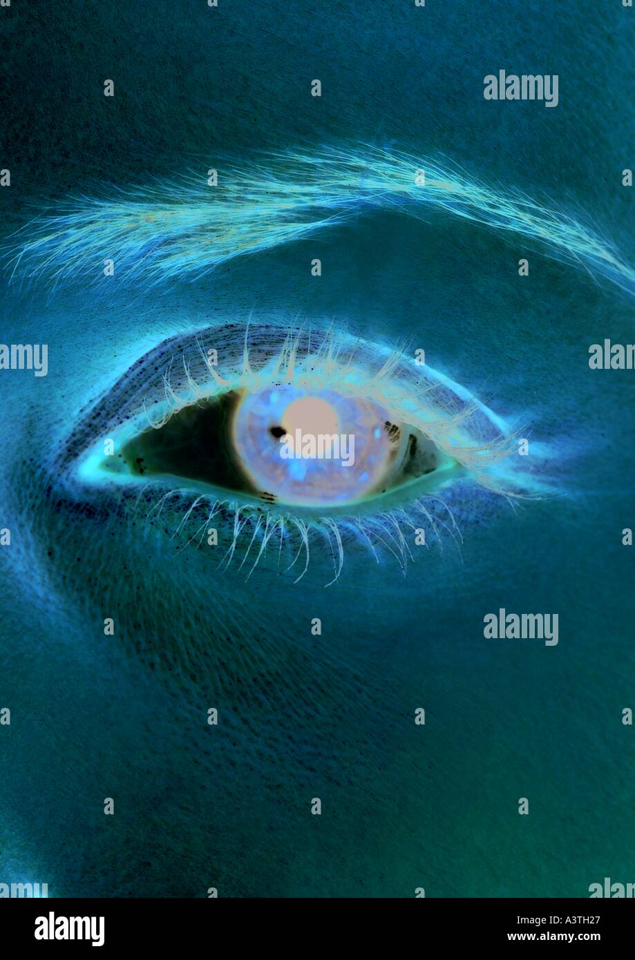 Face Close ups Female Stock Photo - Alamy