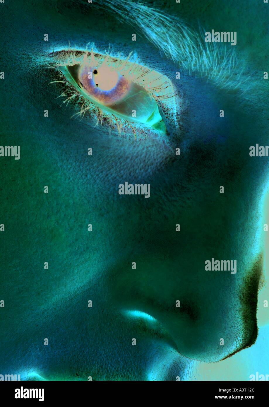 Face Close ups Female Stock Photo - Alamy