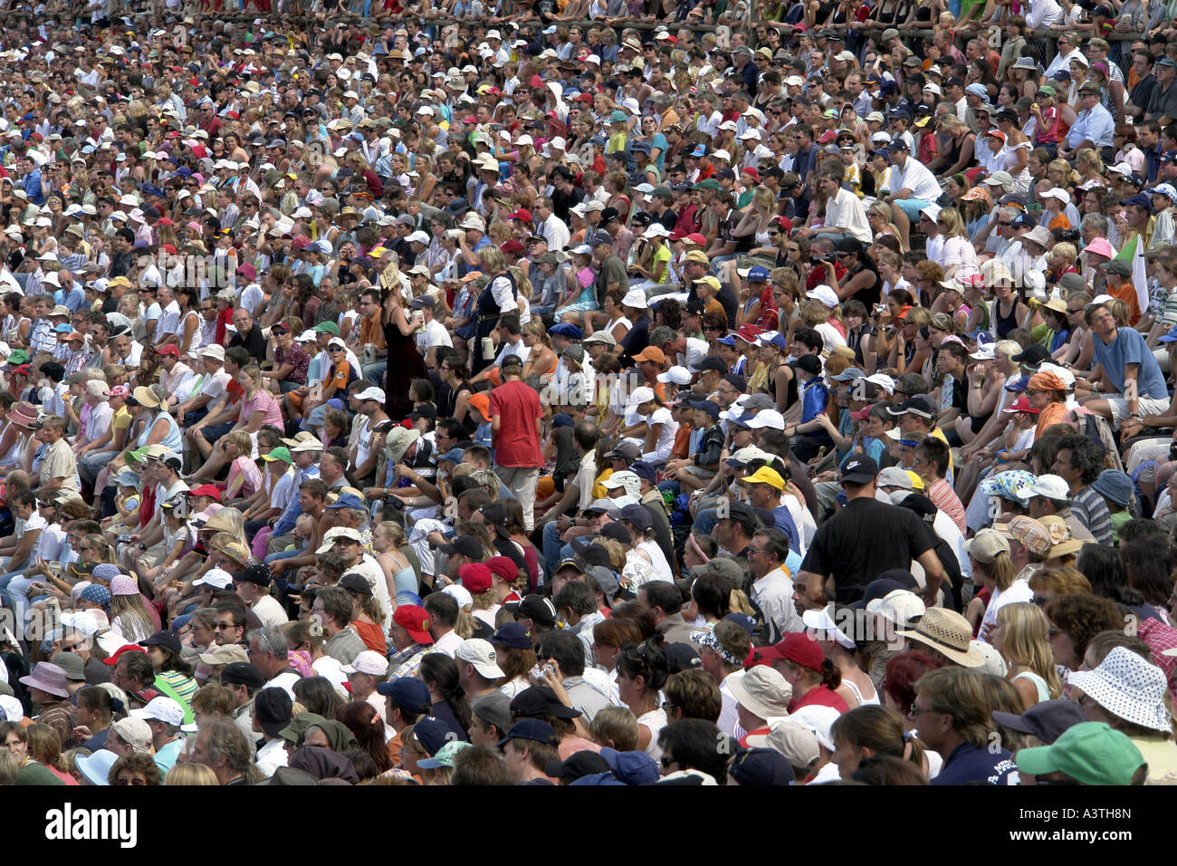 Crowd of people (spectators Stock Photo - Alamy