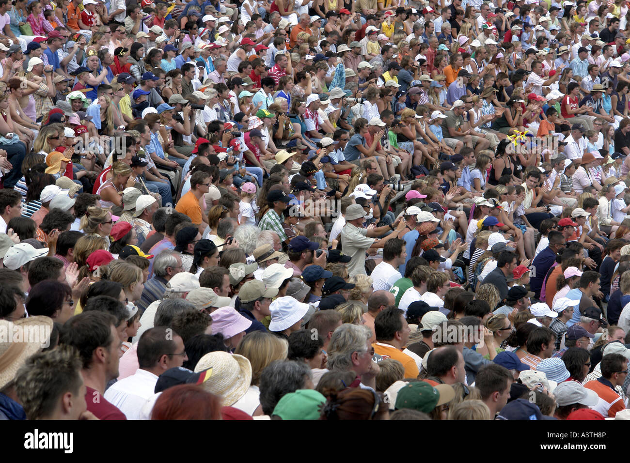 Crowd of people (spectators Stock Photo - Alamy