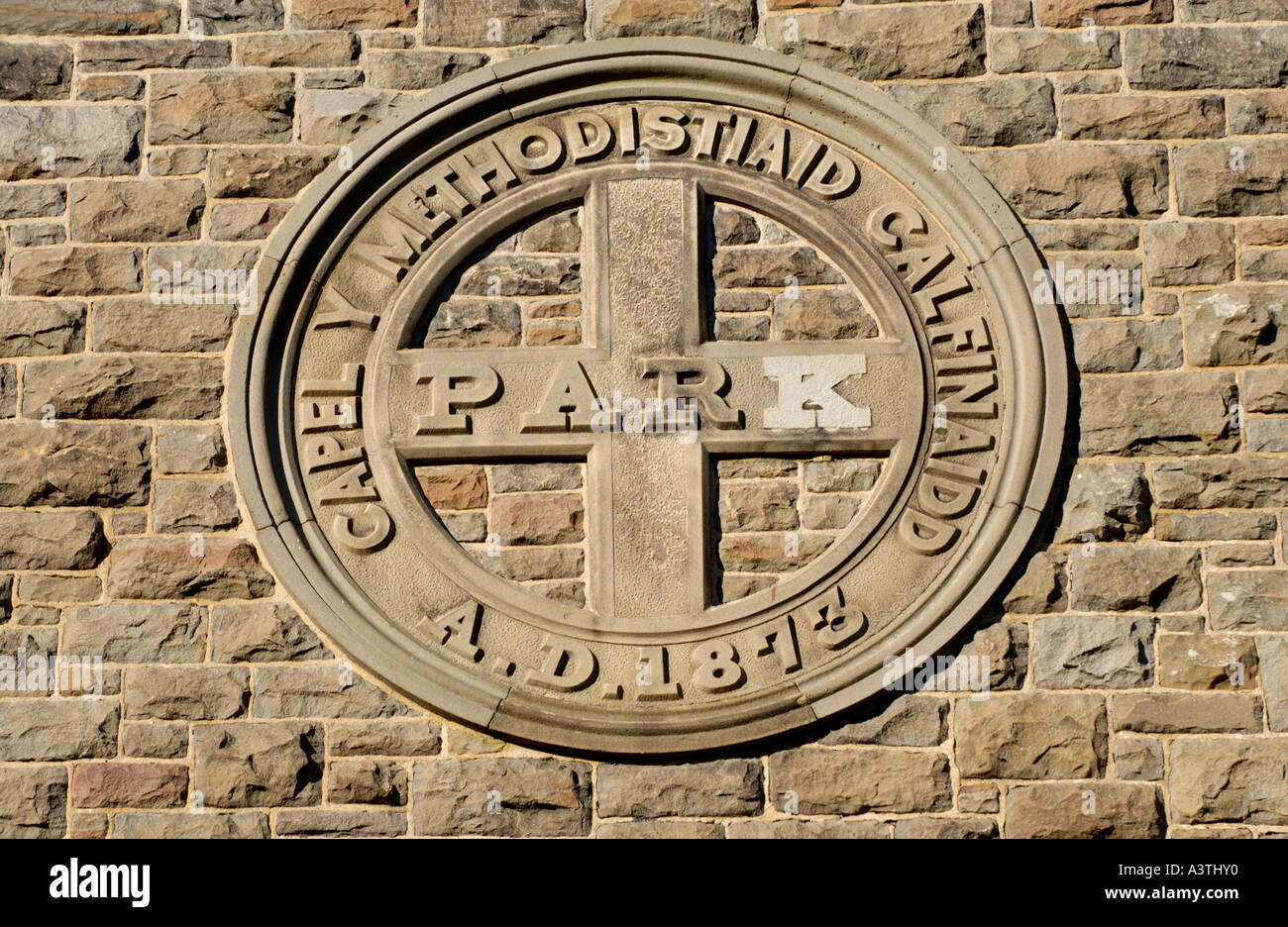 Capel y Parc Methodist Chapel at Cwmparc Rhondda Valley Wales UK GB ...