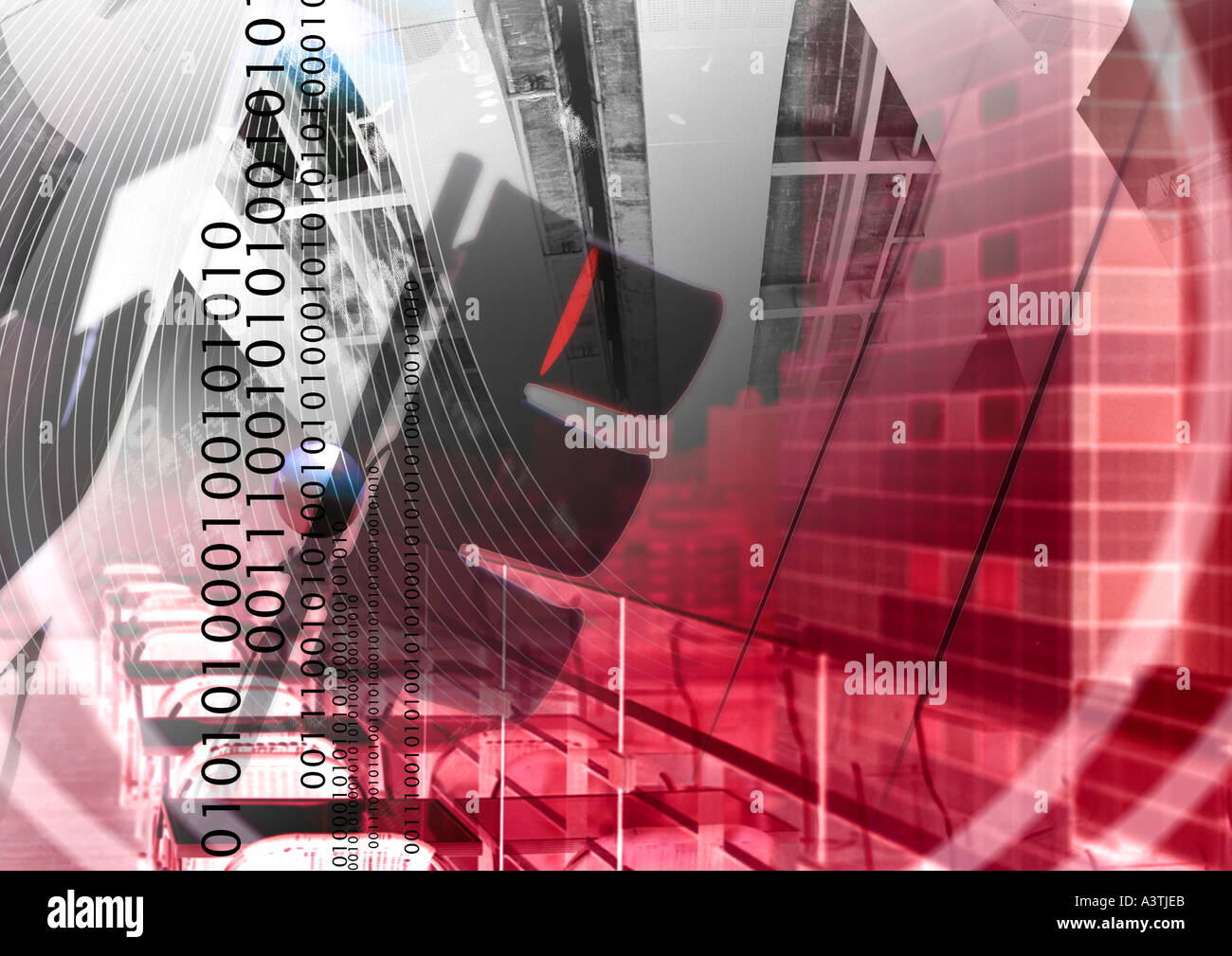 Superimposed code hi-res stock photography and images - Alamy