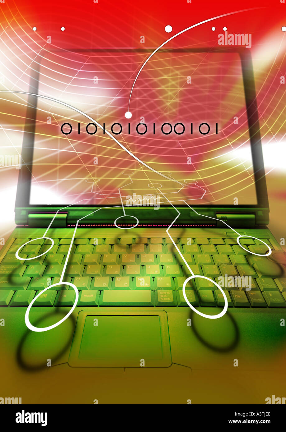 Superimposed code hi-res stock photography and images - Alamy