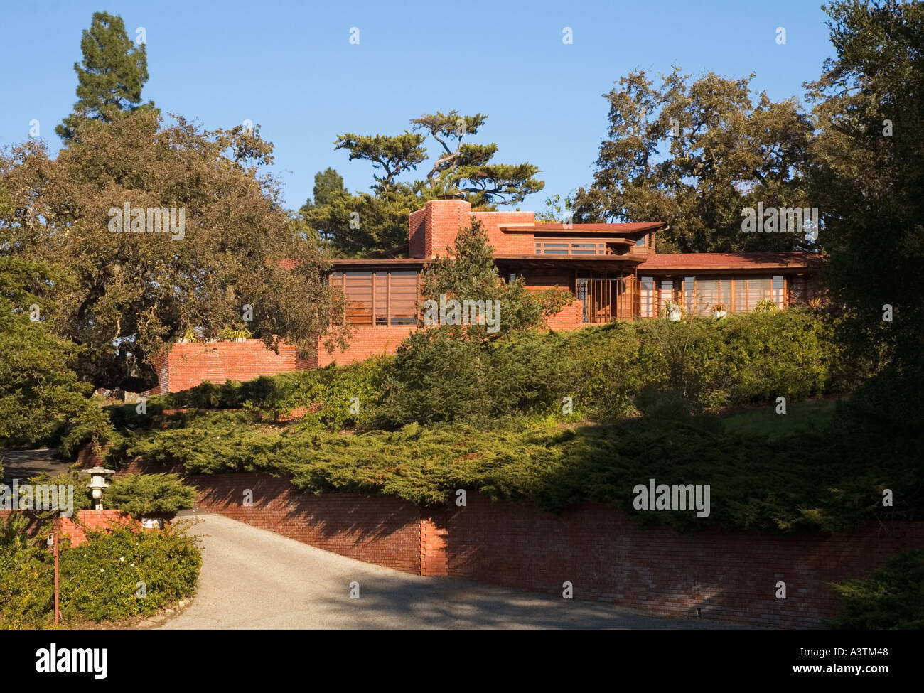California Palo Alto Stanford University Hanna House designed by ...