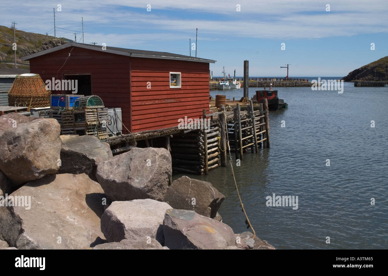 Canada Newfoundland Petty Harbour Stock Photo - Alamy