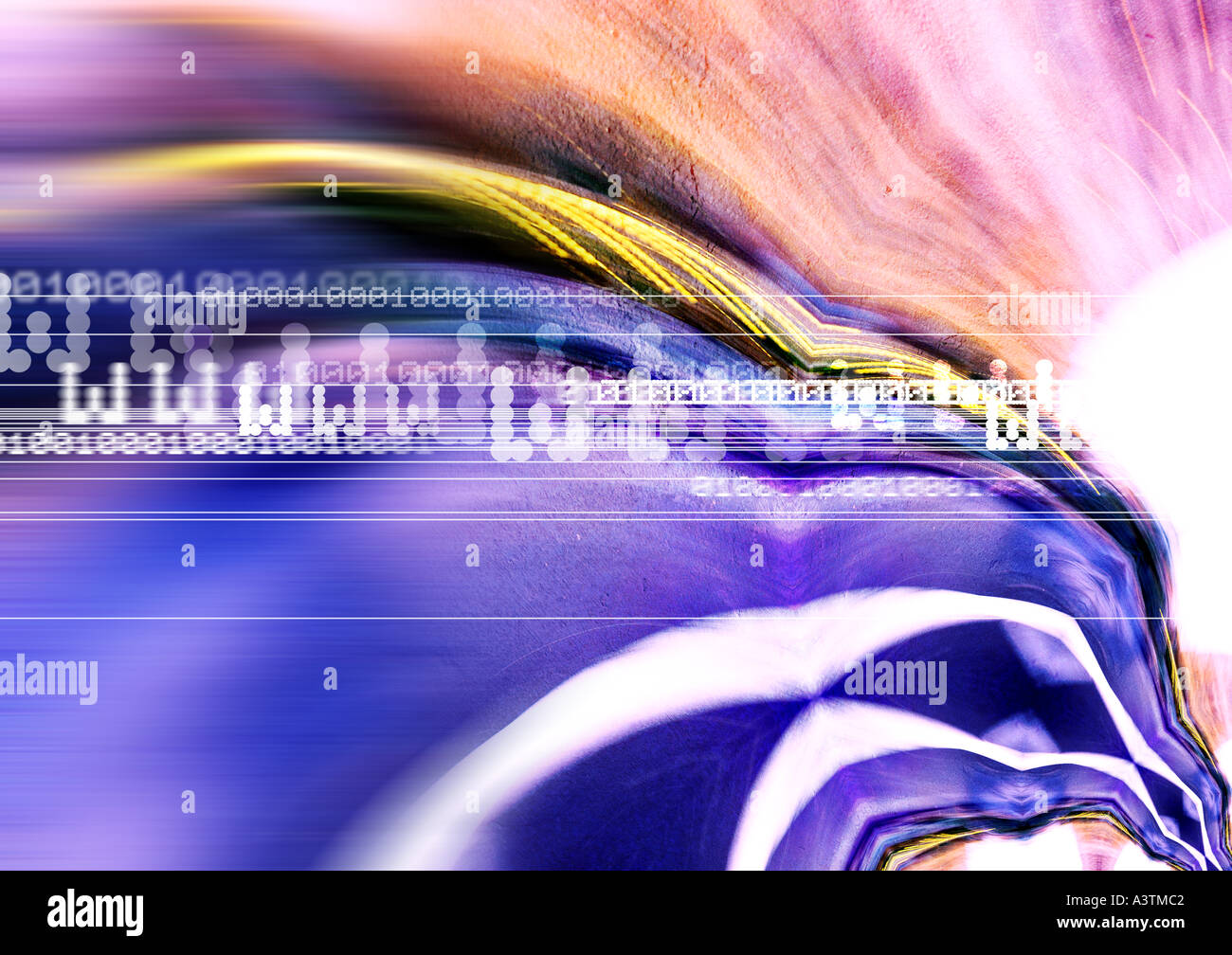 Superimposed code hi-res stock photography and images - Alamy