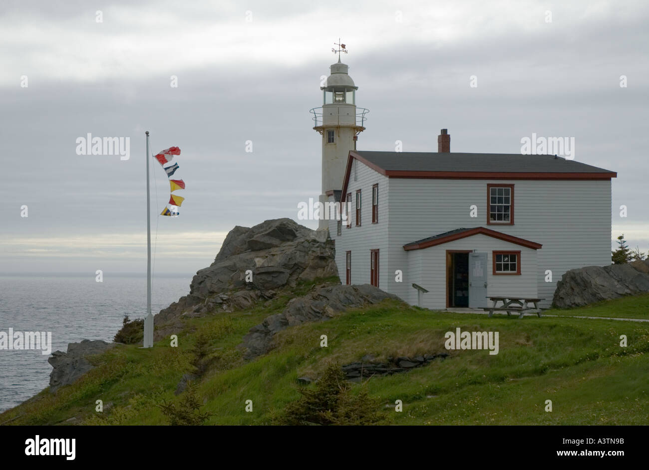 Lobster cove head lighthouse national park hi-res stock photography and ...