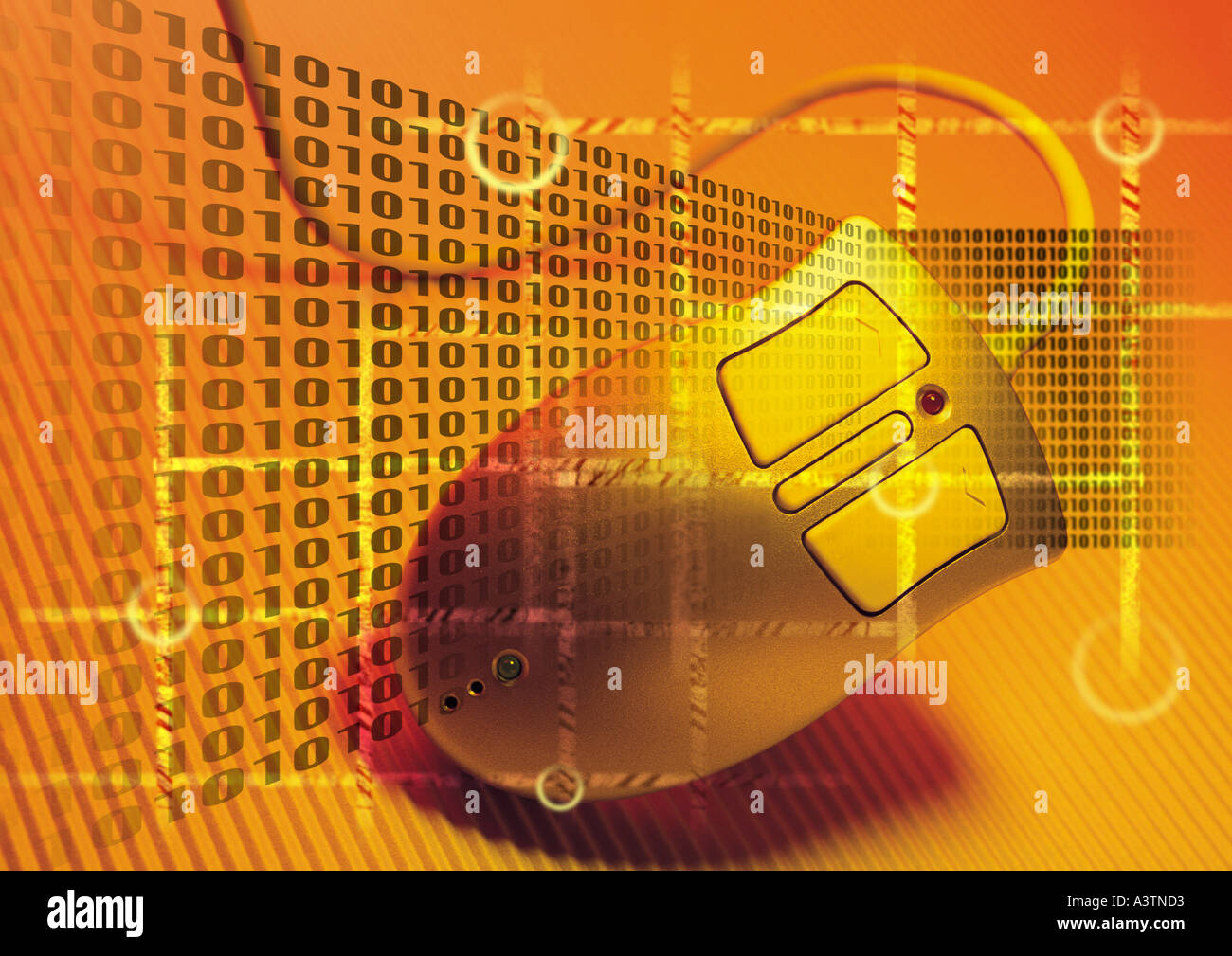 Superimposed code hi-res stock photography and images - Alamy