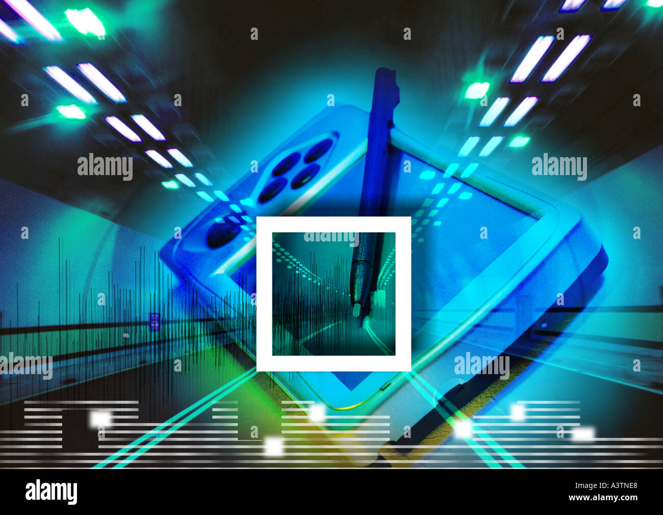 Tech imagery lines hi-res stock photography and images - Alamy