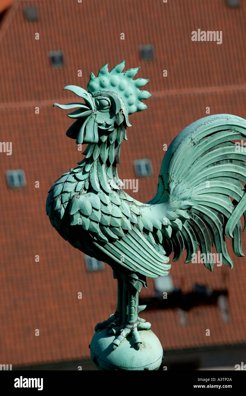 Copper rooster on roof of Saint Vitus Cathedral in Prague Castle Prague ...