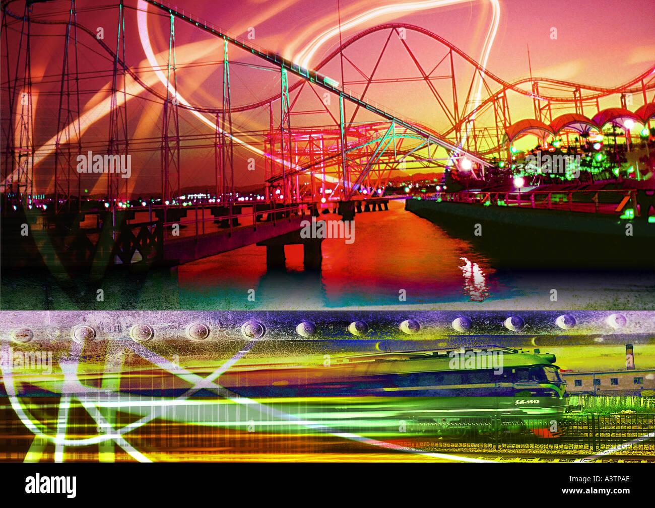 Motion graphics overlay hi-res stock photography and images - Alamy