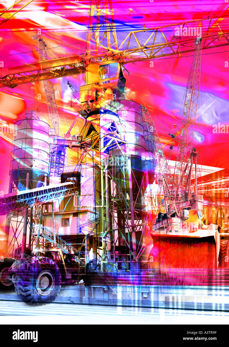 Abstract representation vertical structure hi-res stock photography and ...