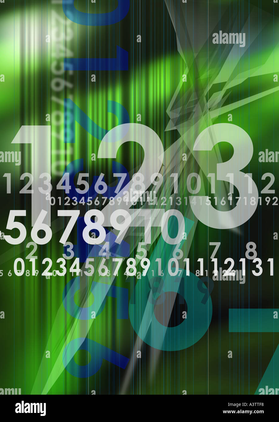 Close up graphic numbers digits hi-res stock photography and images - Alamy