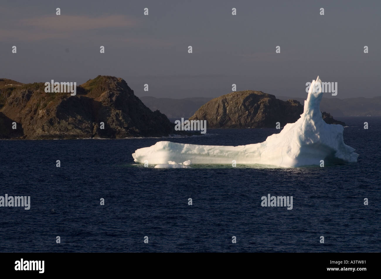 Canada Newfoundland Twillingate iceberg in bay Stock Photo - Alamy