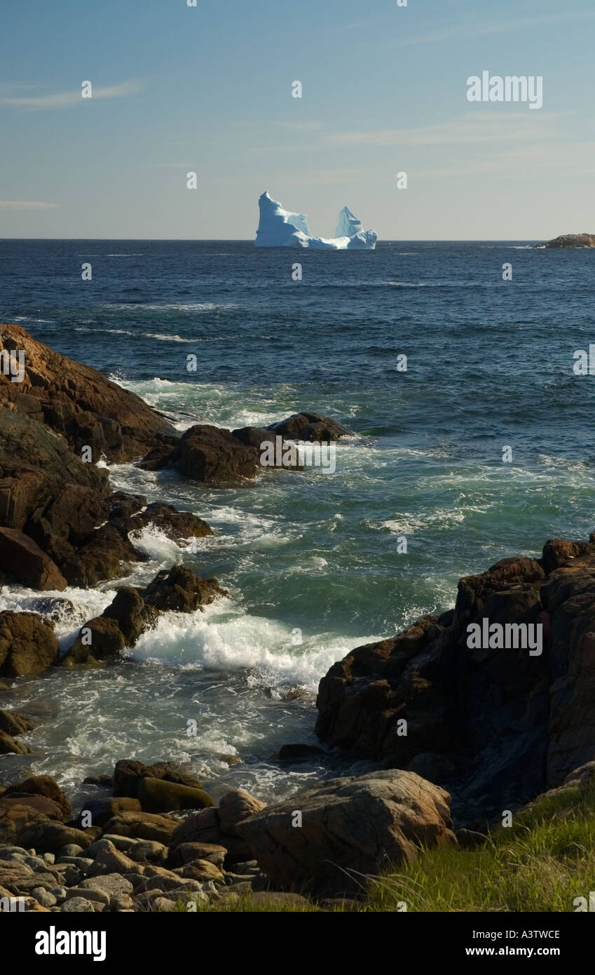 Canada Newfoundland Twillingate iceberg off Little Harbour Stock Photo ...