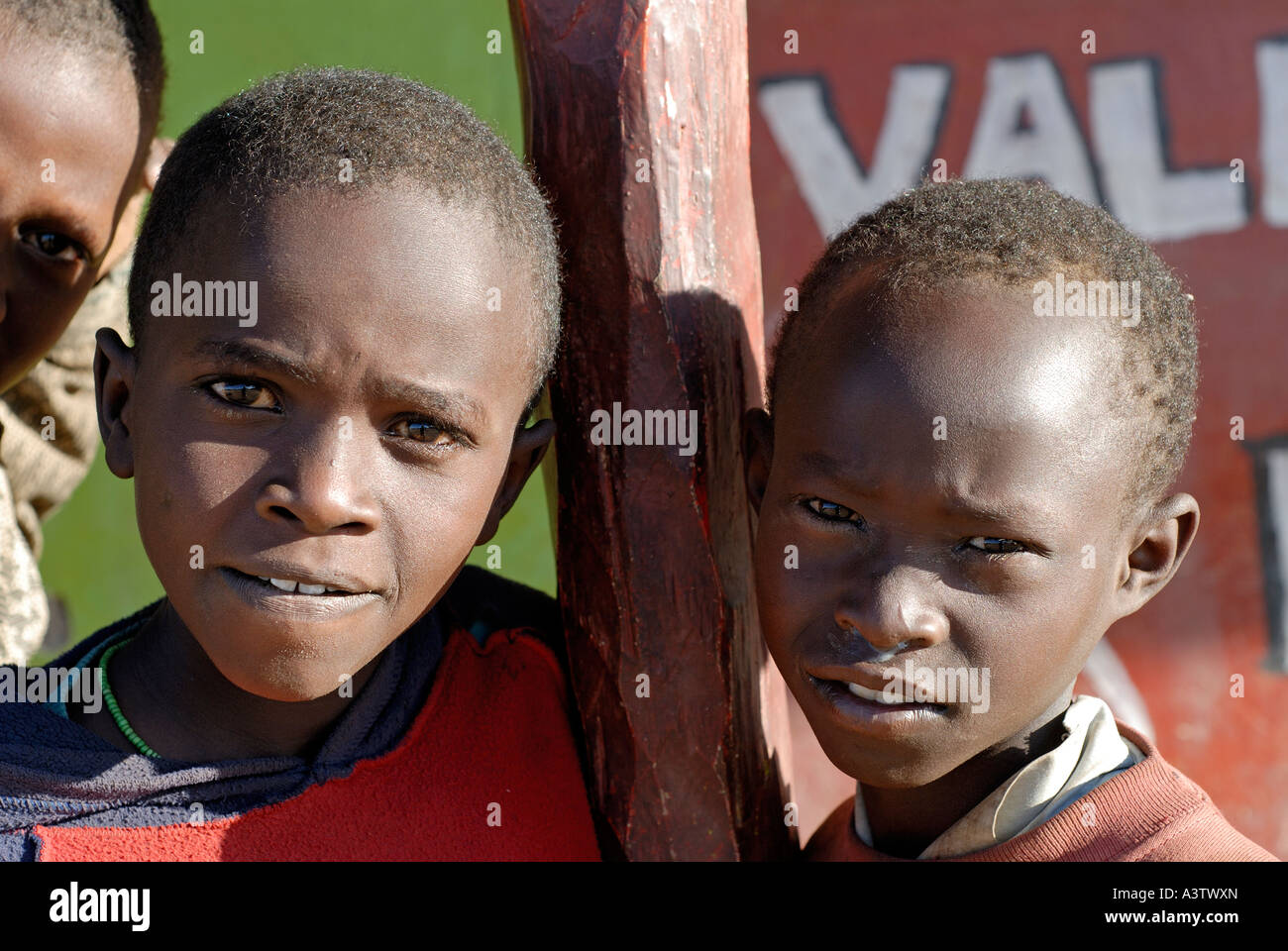 Little Kenyan boys in Maralal Northern Kenya Stock Photo - Alamy