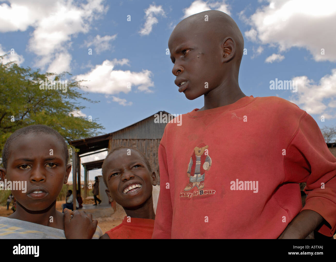 Kenyan children in the streets of Baragoi Kenya Stock Photo - Alamy