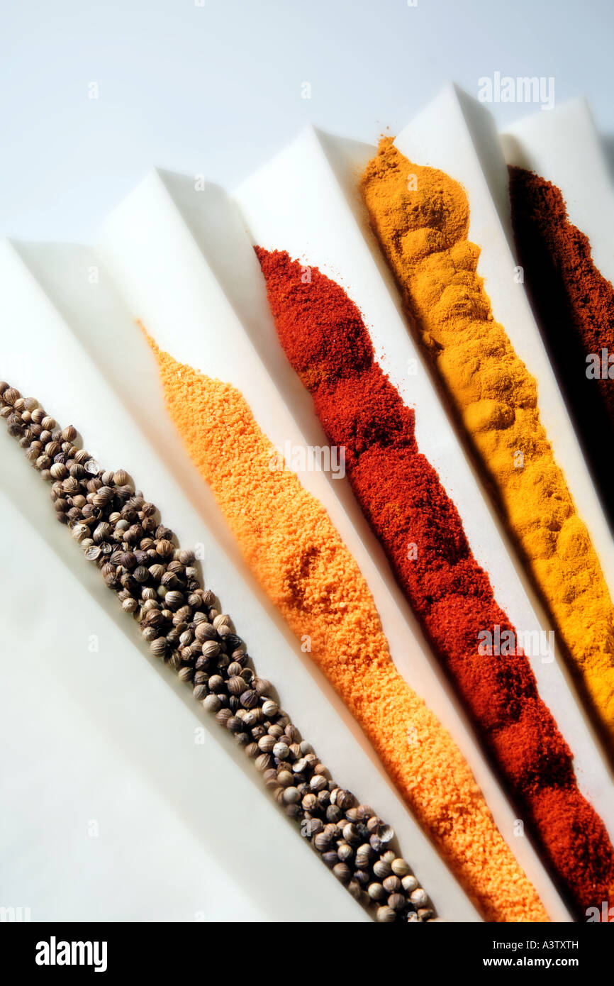 Indian cooking spices pattern hi-res stock photography and images - Alamy