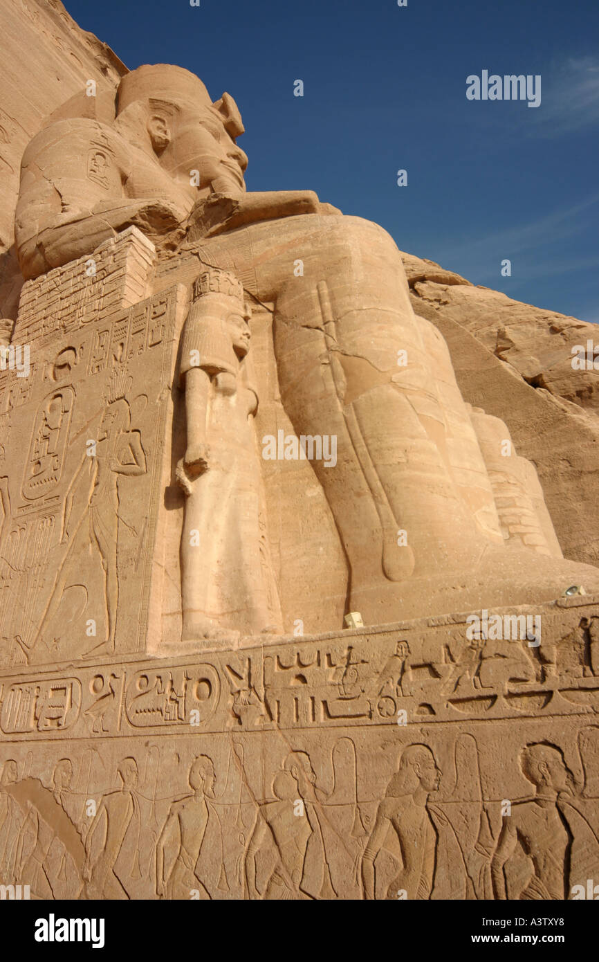 Great Temple of Ramses II, Abu Simbel, Egypt Stock Photo - Alamy