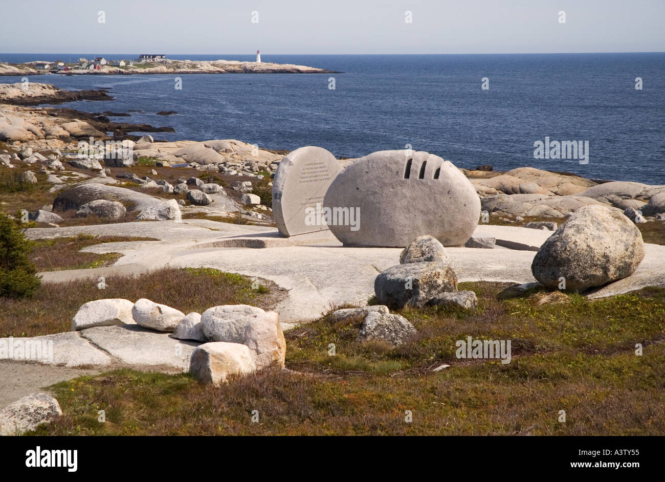 Canada Nova Scotia Peggy s Cove Swissair Flight 111 Memorial Stock ...