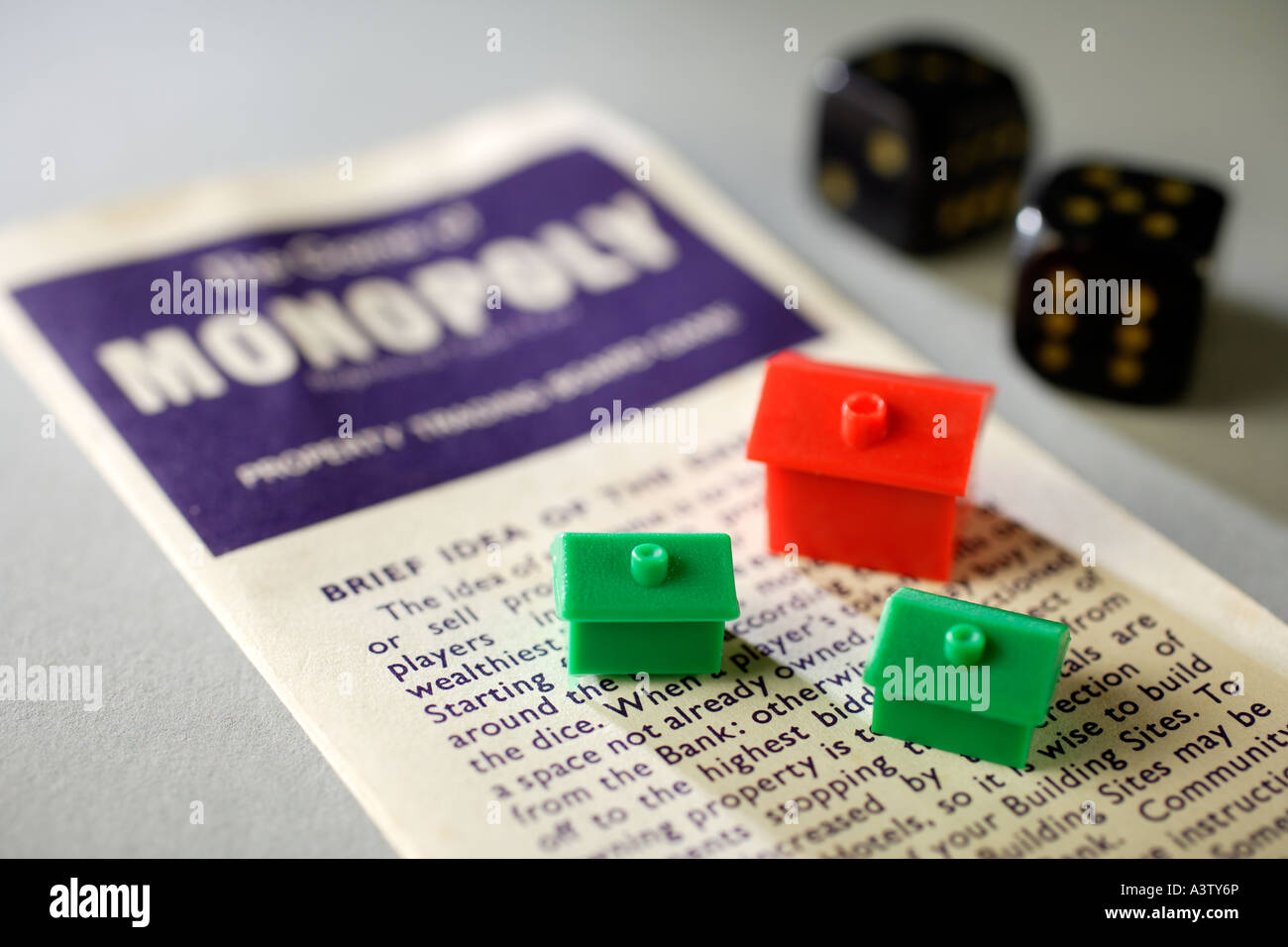 Monopoly Board Game, close up Stock Photo - Alamy