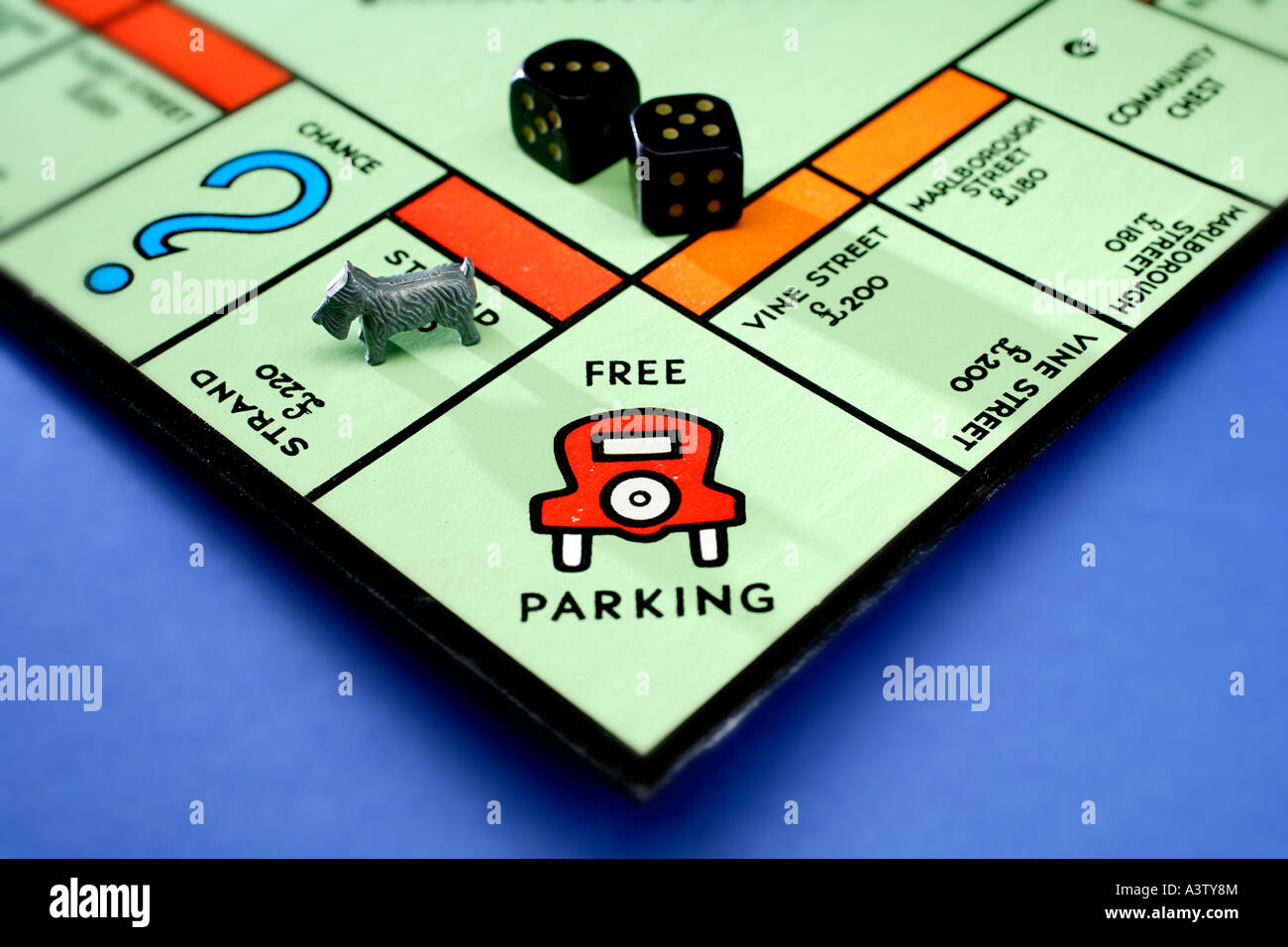 Monopoly Board Game, close up Stock Photo - Alamy