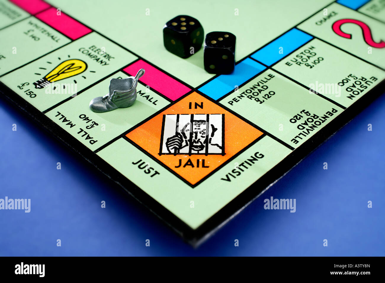 Monopoly Board Game, close up Stock Photo - Alamy