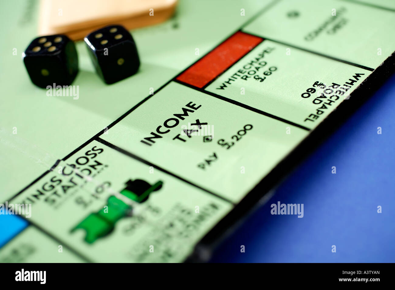 Monopoly Board Game, close up Stock Photo - Alamy