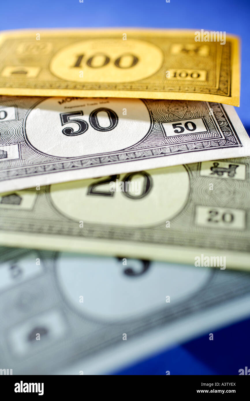 Monopoly Board Game, close up Stock Photo - Alamy