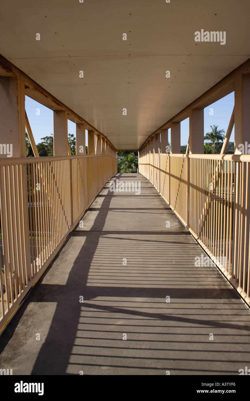 A COVERED BRIDGE CROSSING A BUSY HIGHWAY Stock Photo - Alamy