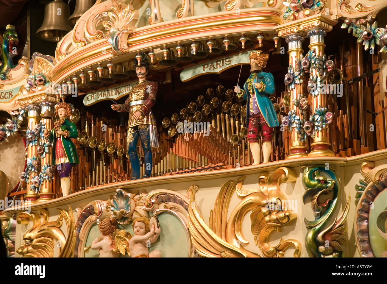 gavioli fairground organ at the great dorset steam fair Stock Photo - Alamy