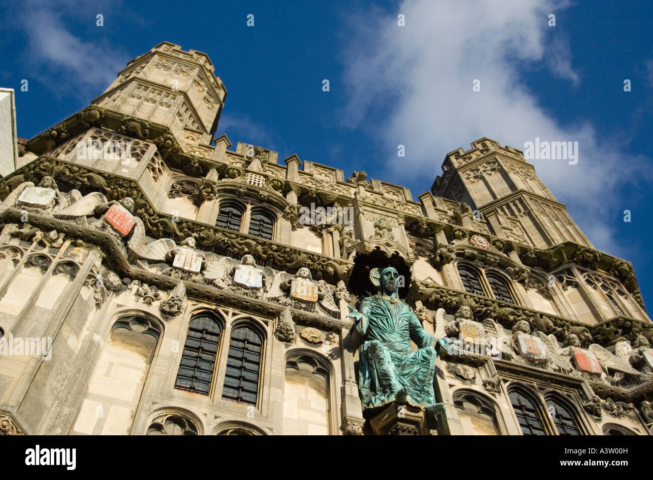Christ Church Gate , Canterbury Cathedral Kent Stock Photo - Alamy