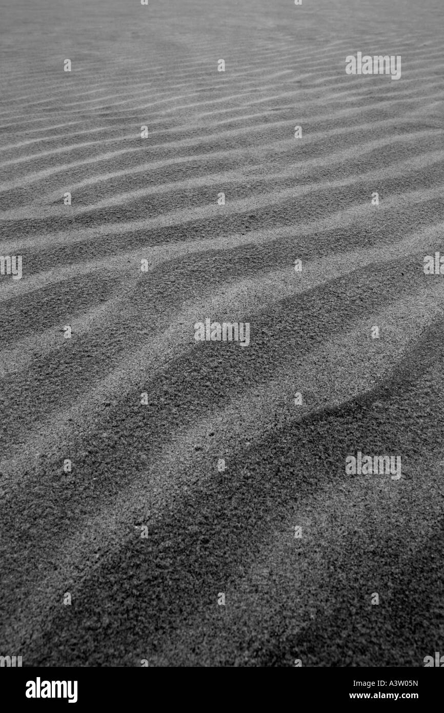 Pattern on sand Stock Photo - Alamy
