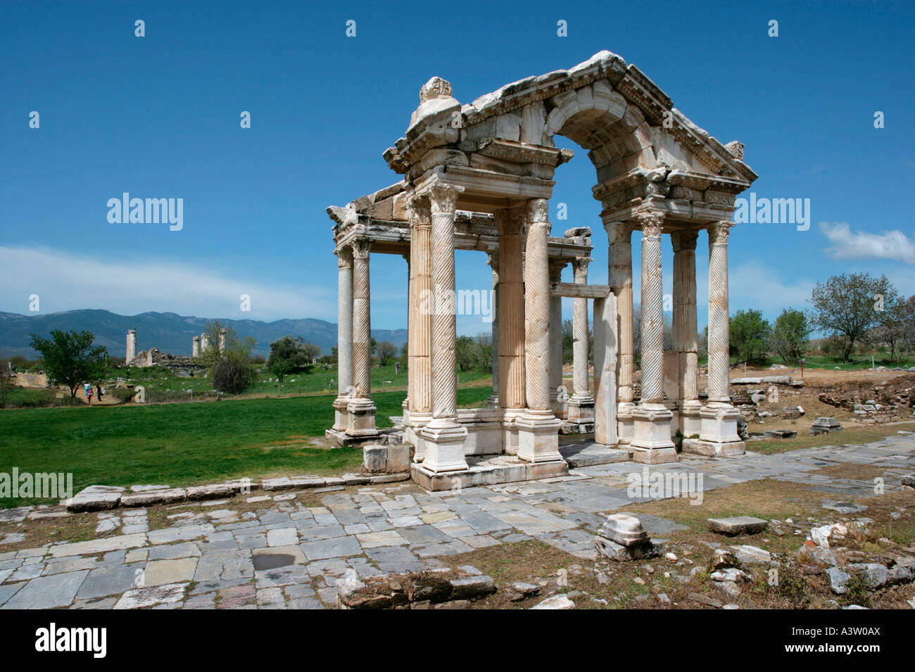 Aphrodisias / Tetrapylon Stock Photo - Alamy
