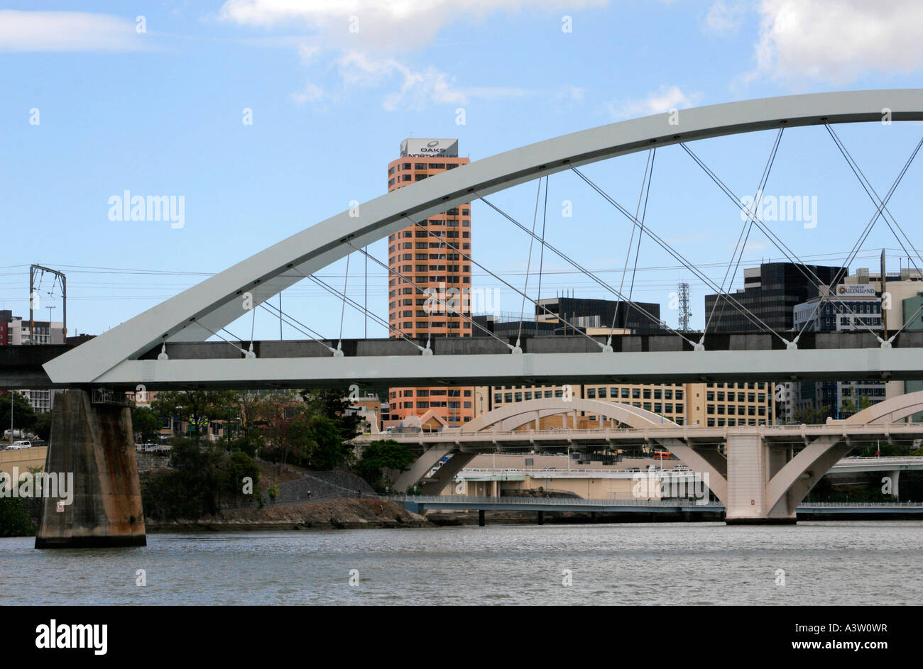 Brisbane river merivale bridge hi-res stock photography and images - Alamy