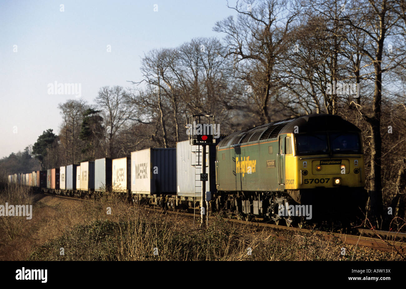 Class 57 diesel locomotive hi-res stock photography and images - Alamy